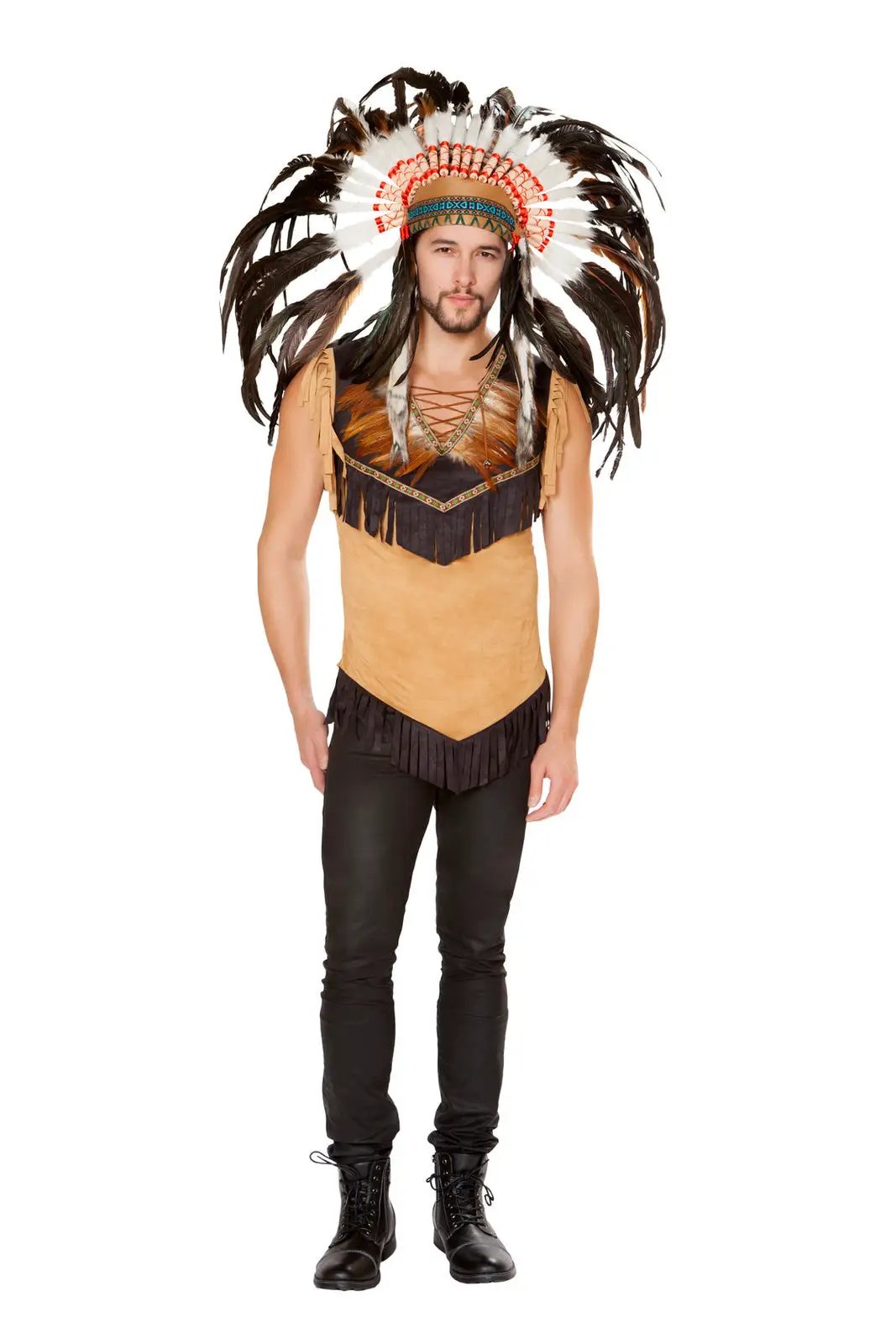 4797 - Roma Costume 1pc Men s Native Indian – AMIClubwear