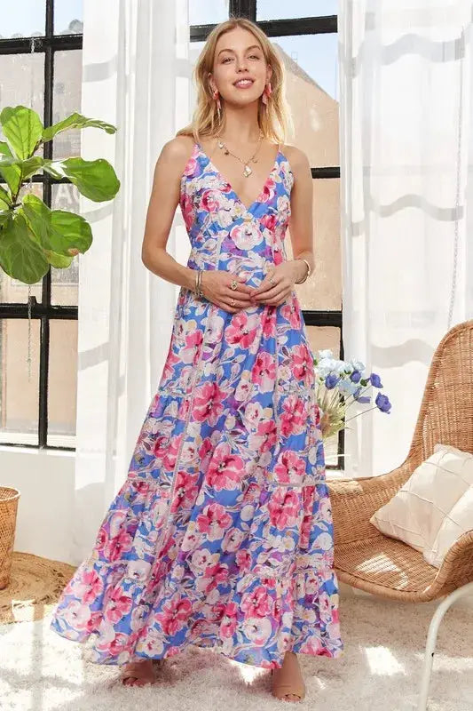 ADORA Bow Back Floral Cami Dress – AMIClubwear