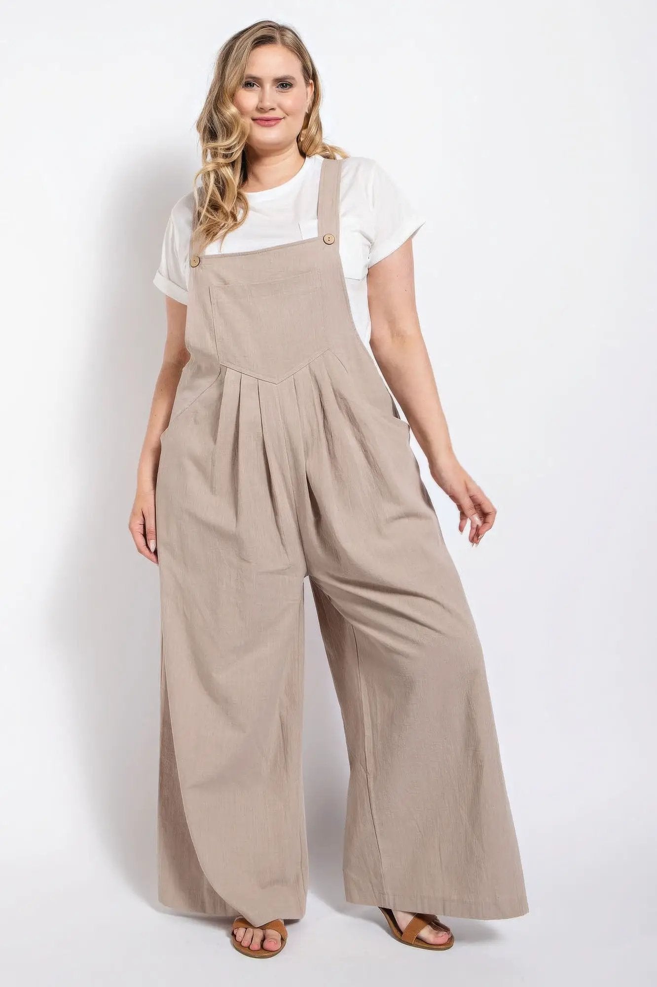 Pintuck detail overall with side pockets – AMIClubwear