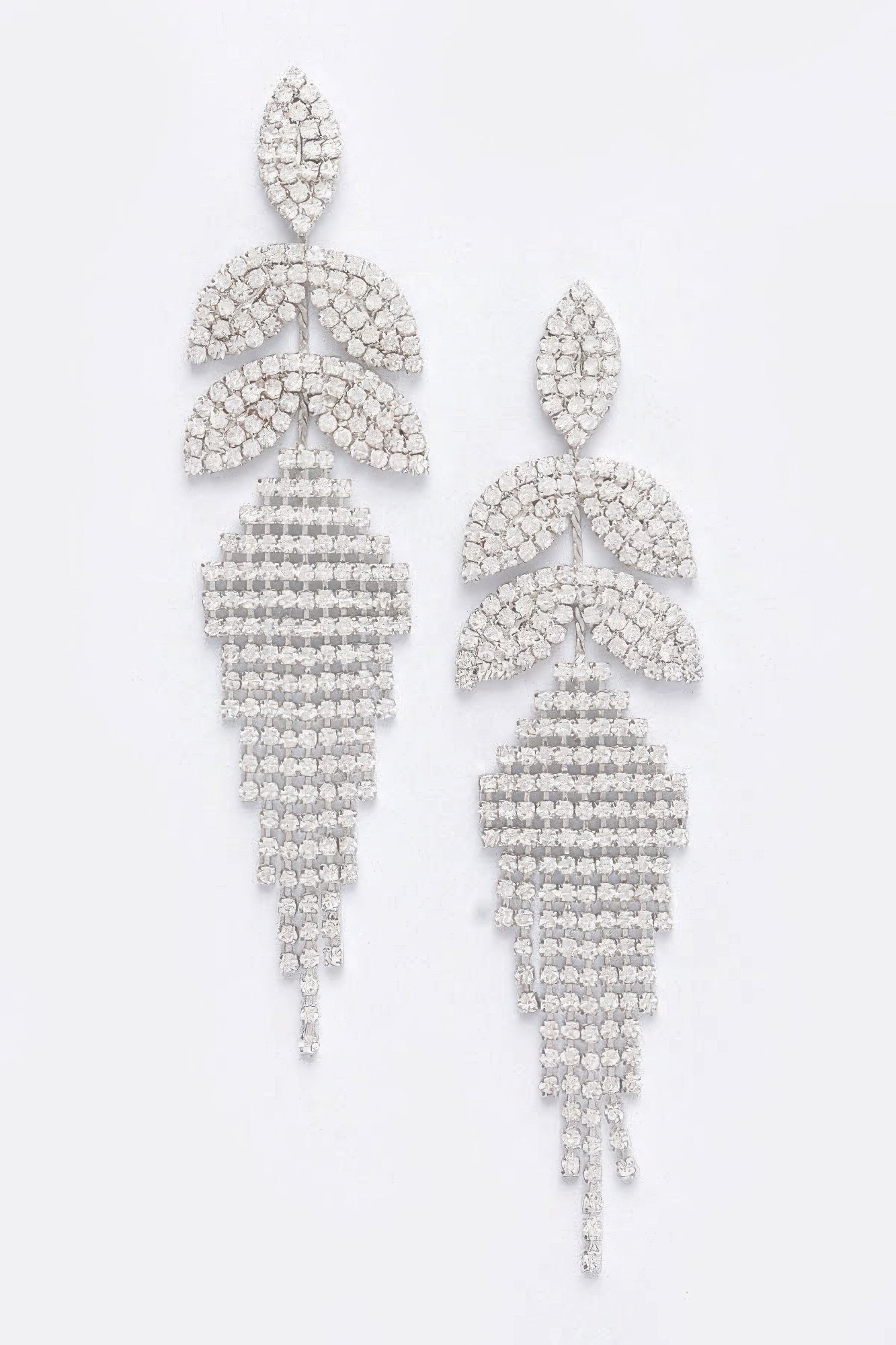 Rhinestone Fringe Earring – AMIClubwear