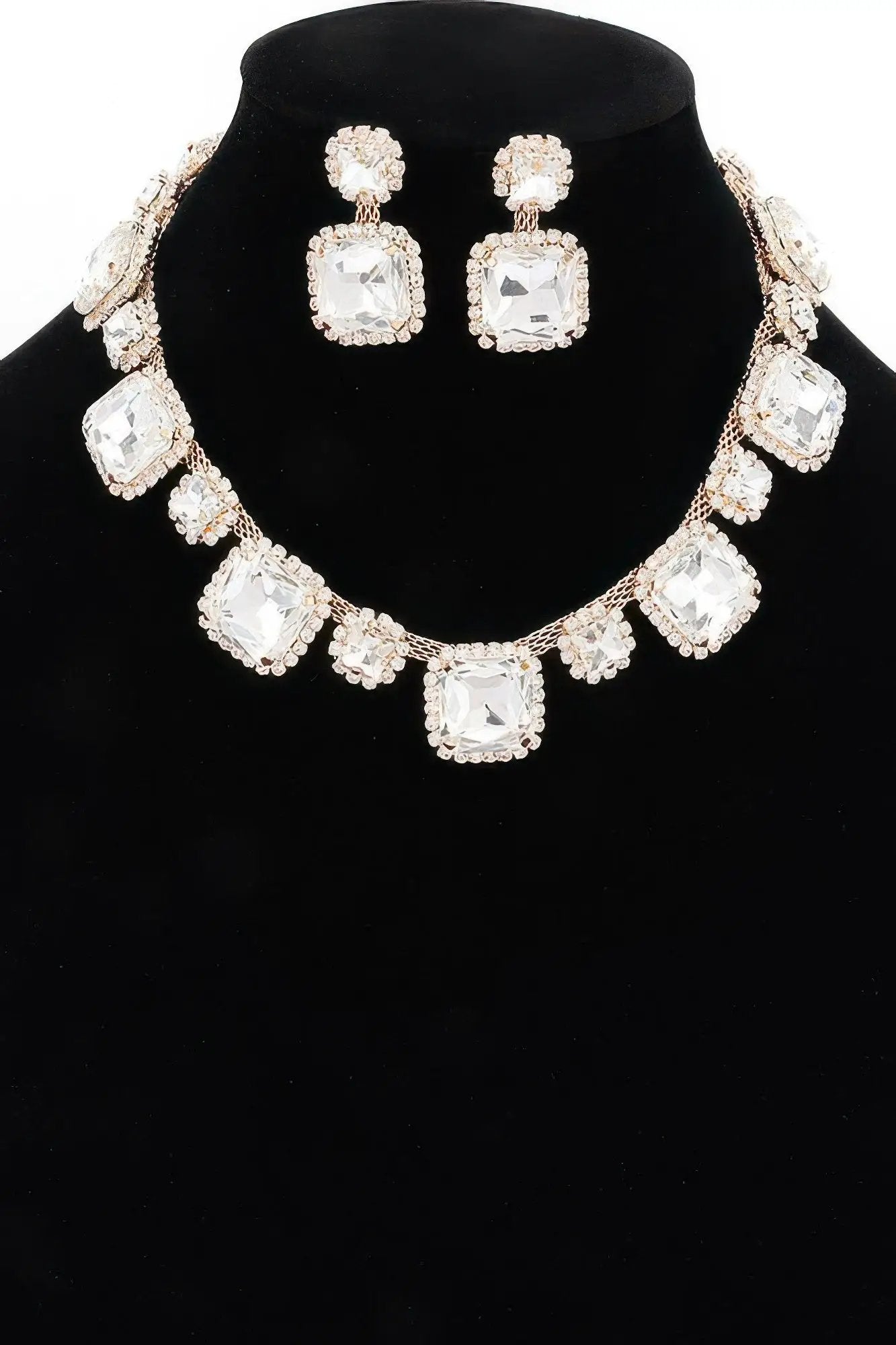Rhinestone Party Necklace Set – AMIClubwear