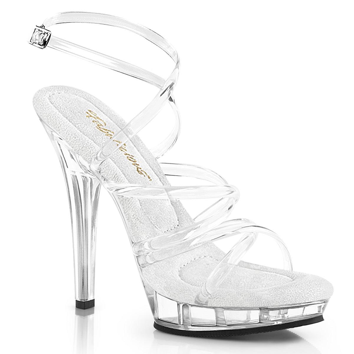 LIP-106 Sexy Clear Strap Heels – AMIClubwear