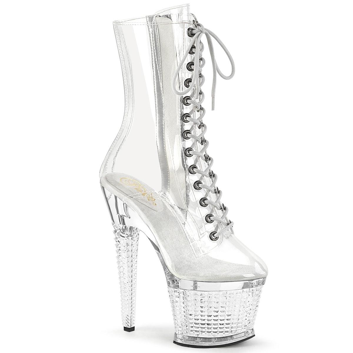 SPECTATOR-1040C Sexy Clear Bottom Platform High Heels – AMIClubwear